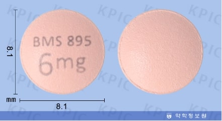소틱투 정 [6mg] ( Sotyktu tab [6mg]) | 의약품정보 | 의료정보 | 건강정보 | 서울아산병원