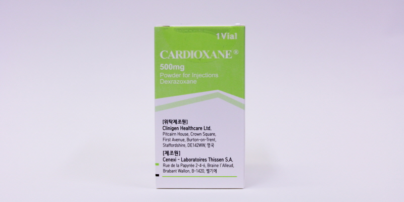 카디옥산 주 [500mg] ( Cardioxane inj [500mg]) | 의약품정보 | 의료정보 | 건강정보 | 서울아산병원